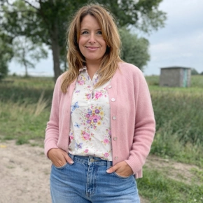 Gemma Ricceri roze vest met alpaca – zacht & stijlvol | Kenza Moda ...